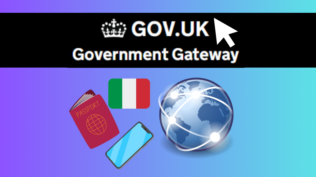 Government Gateway con passaporto italiano – I3Italy